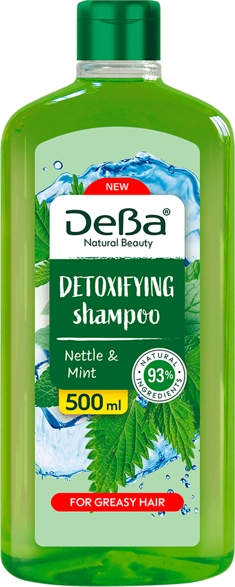 DeBa Детоксикиращ шампоан за мазна коса Natural Beauty, 500 ml | dm ...