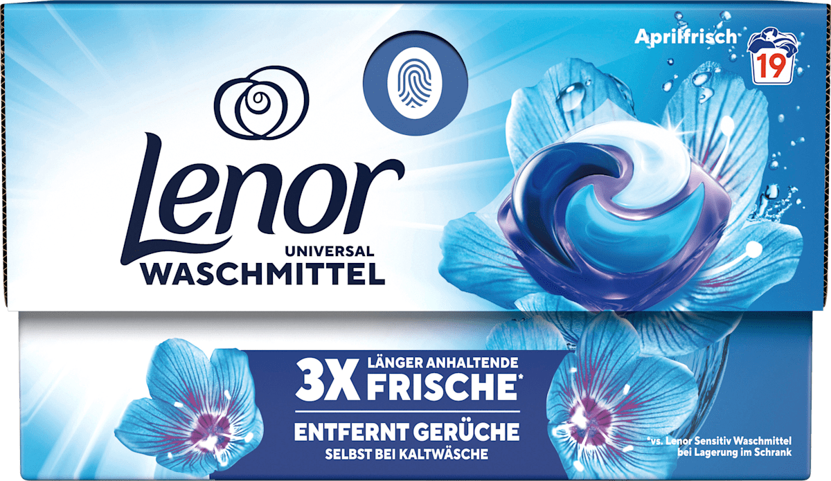 Lenor Vollwaschmittel Pods Aprilfrisch, 19 Wl dauerhaft günstig online ...