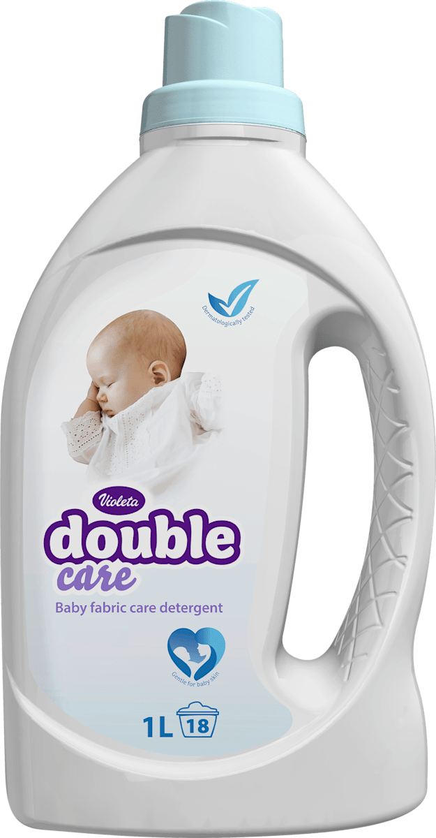 Violeta Detergent rufe lichid Double care Baby 18 spălări, 1 l | dm.ro