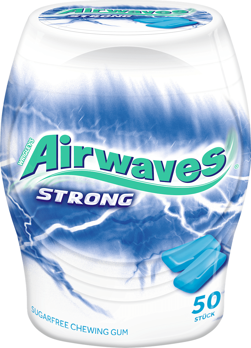 Airwaves Kaugummi, Strong, zuckerfrei, 50 St dauerhaft günstig online kaufen | dm.de