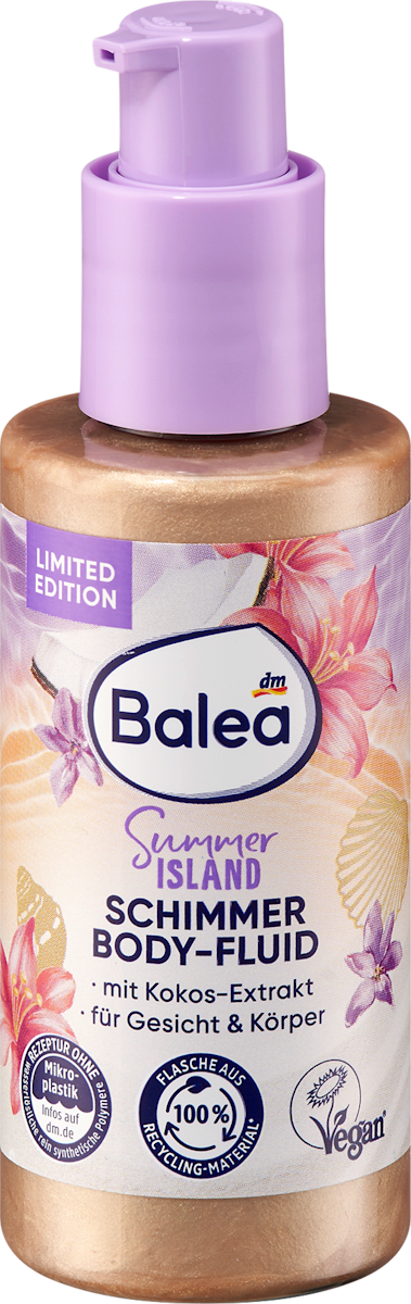 Balea Schimmer Body-Fluid Summer Island, 75 ml dauerhaft günstig online ...