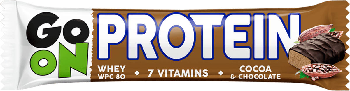 GO ON Baton Proteinowy Kakaowy, 50 g kupuj w zawsze korzystnych cenach ...