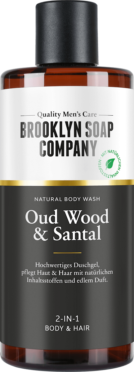 Brooklyn Soap Company Duschgel Oud Wood & Santal, 300 ml dauerhaft ...