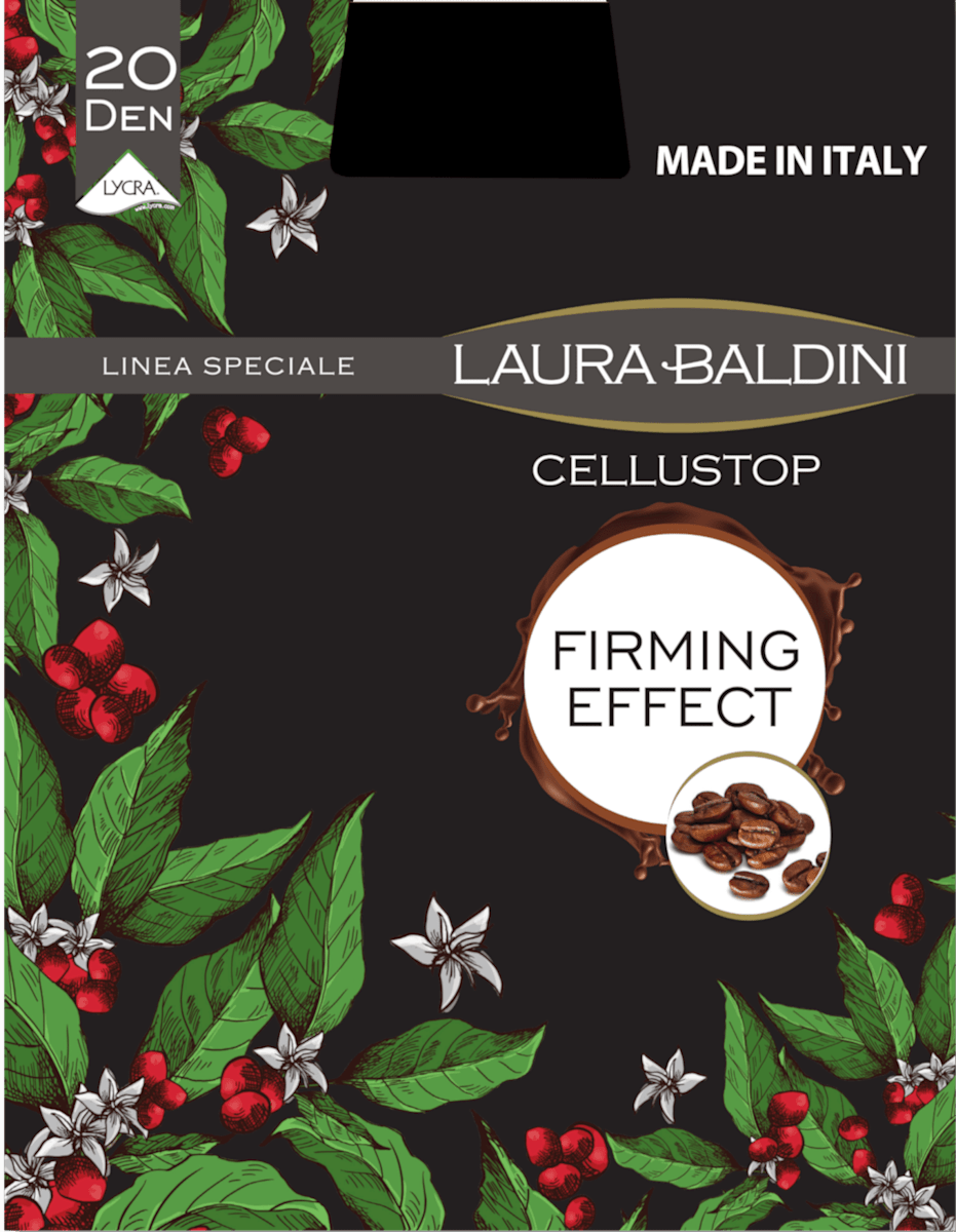 LAURA BALDINI Dres damă Cellustop 20DEN 2-M negru, 1 buc | dm.ro