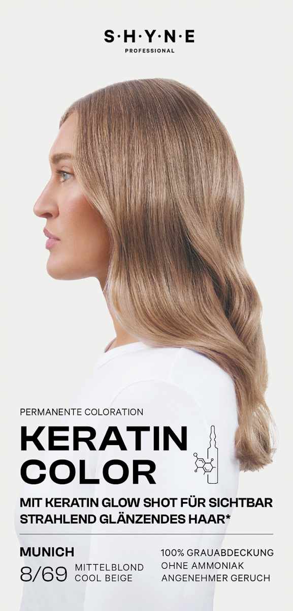 SHYNE Professional Haarfarbe 8/69 Munich Mittelblond Cool Beige, 1 St dauerhaft günstig online ...