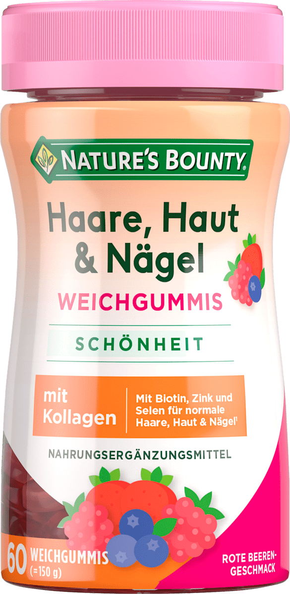 Nature’s Bounty Haare, Haut & Nägel Weichgummis 60 St, 150 g dauerhaft ...