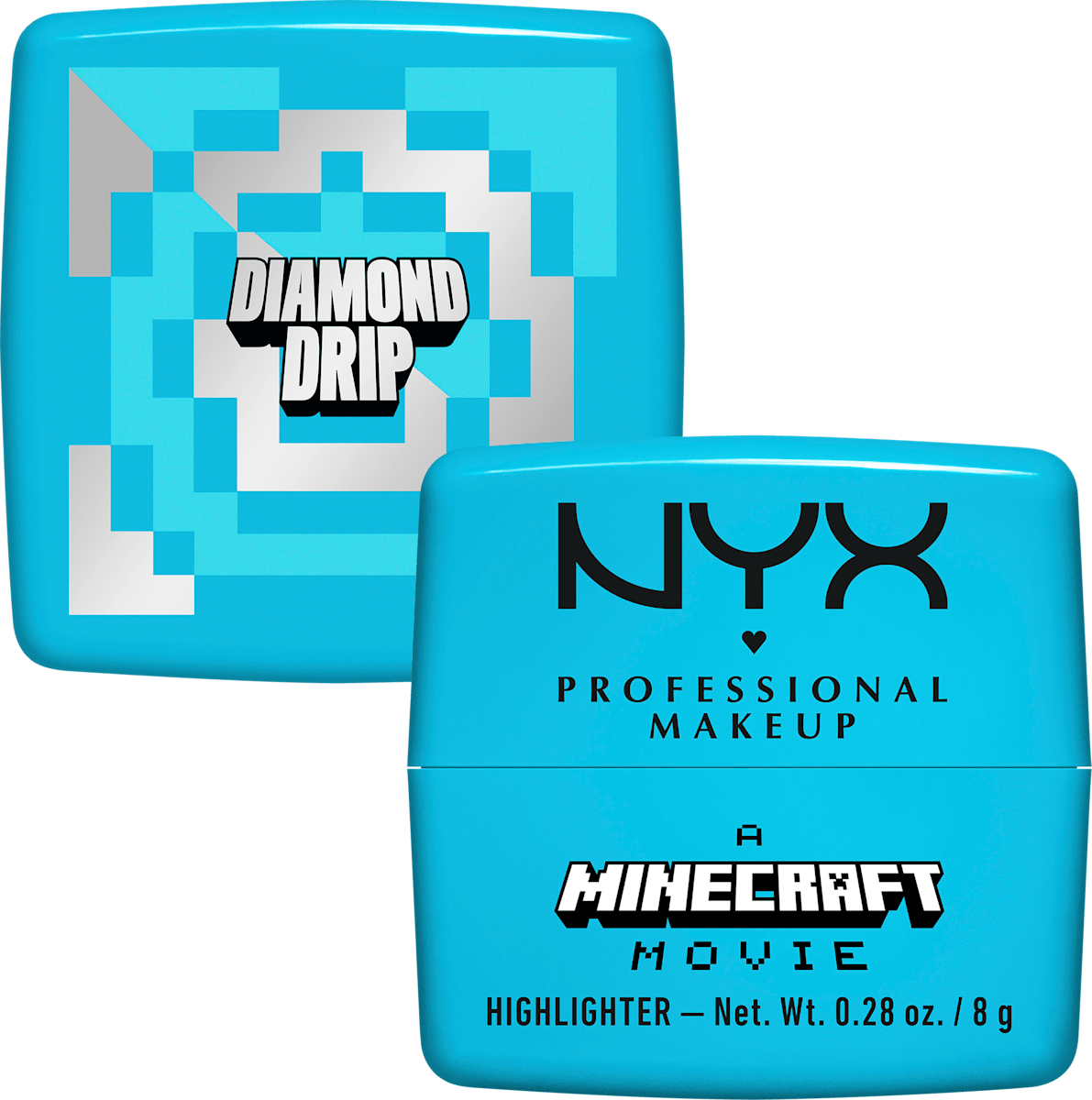 NYX PROFESSIONAL MAKEUP Highlighter A Minecraft Movie Rare Balms ...