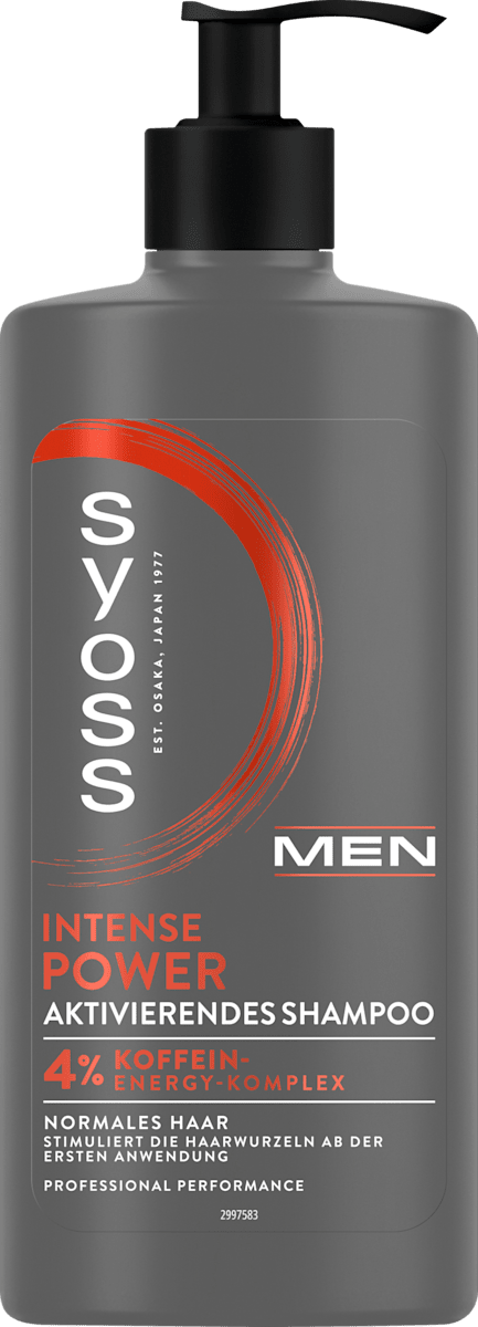 syoss Shampoo Men Intense Power, 440 ml dauerhaft günstig online kaufen ...