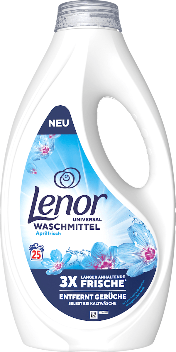 Lenor Vollwaschmittel Aprilfrisch flüssig, 25 Wl dauerhaft günstig online kaufen | dm.de