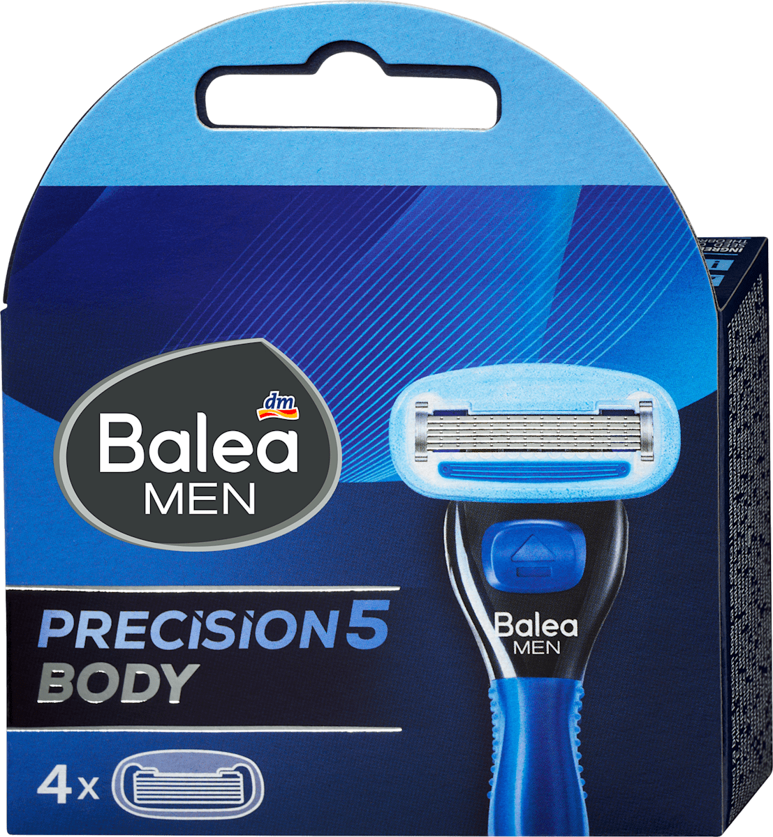 Balea MEN Rasierklingen precision Body, 4 St | dm.at