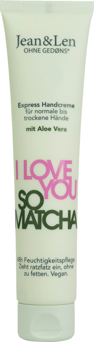 Jean&Len Handcreme I love you so matcha, 75 ml dauerhaft günstig online ...