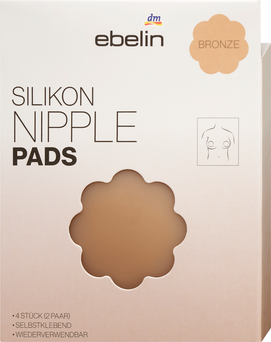 ebelin Silikon Nipple Pads Sheer Elegance bronze ( 2 Paar), 4 St dauerhaft günstig online kaufen ...
