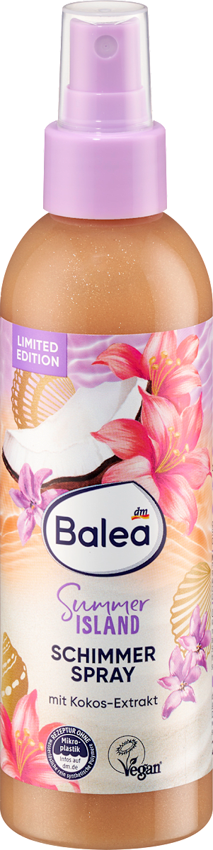 Balea Sprej za telo z bleščicami Summer Island, 200 ml | dm.si