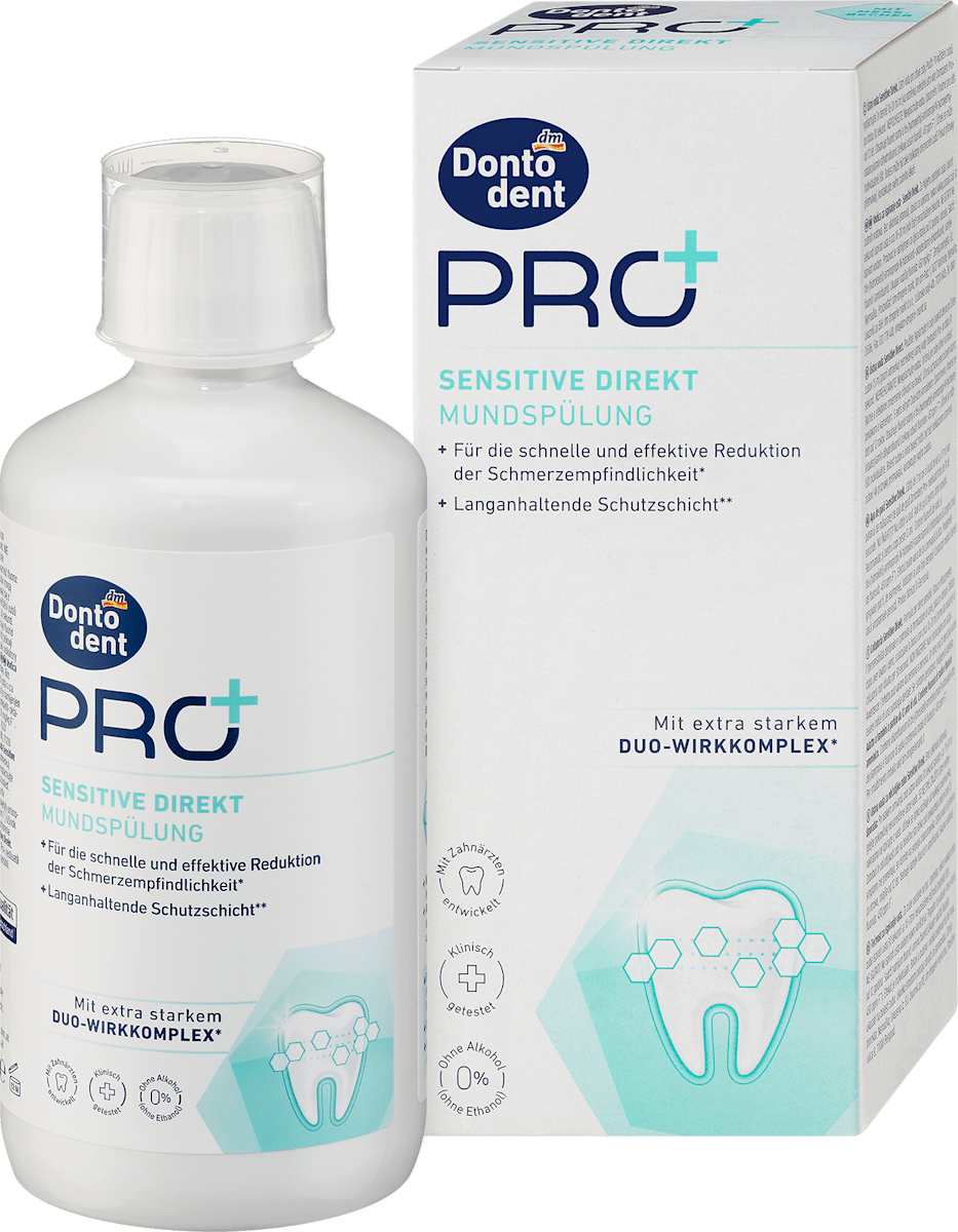 Dontodent PRO+ Mundspülung PRO+ Sensitive Direkt, 400 ml | dm.at