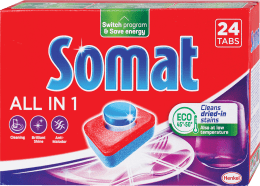 Somat ALL IN 1 MEGA - tablete za mašinsko pranje posuđa, 80 kom ...