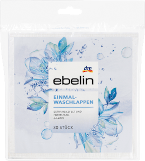 ebelin Einmalwaschlappen sensitiv, 50 St dauerhaft günstig online kaufen | dm.de