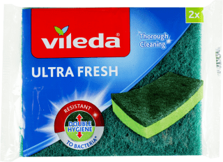 vileda ULTRA FRESH antibakterijski sunđeri za pranje sudova, 3 kom | dm.rs