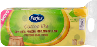 Perfex Perfex Cotton like Premium white 3-slojni, 4 kom | dm.rs