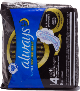always Absorbante Ultra Secure Night Extra, 10 buc | dm.ro