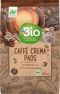 dmBio Kaffee, Caffè Crema, ganze Bohne, 1 kg dauerhaft günstig online ...