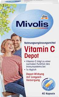 Mivolis Zink + C Depot Kapseln 60 St., 38 g dauerhaft günstig online ...