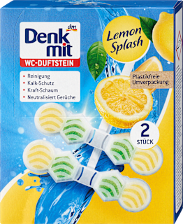 Denkmit WC-Duftstein Lemon & Grapefruit, 2 St dauerhaft günstig online ...