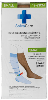 SolvaCare Kompressionsstrümpfe Größe M beige, 1 St dauerhaft günstig online kaufen | dm.de