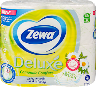 ZEWA Toalettpapír Deluxe Delicate Care 16 tekercs 3 rétegű, 2 400 lap | dm.hu