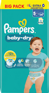 Pampers Windeln Baby Dry Gr.6 Extra Large (13-18 kg), Big Pack, 46 St ...