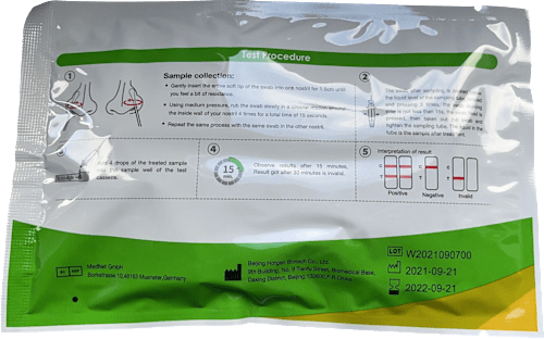 Hotgen Corona Schnelltest Selbsttest Coronavirus (2019-nCoV ...