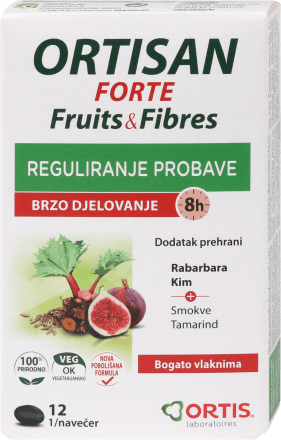 ORTIS Ortisan Forte tablete za reguliranje probave, 12 kom. | dm.hr