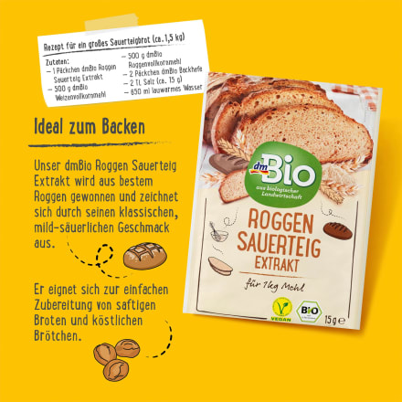 dmBio Roggen Sauerteig Extrakt, 15 g dauerhaft günstig online kaufen ...