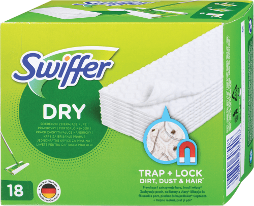 Swiffer Krpe za suho brisanje tal, 18 kos | dm.si