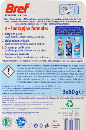 Bref Zawieszka do toalet Power Aktiv Kwiatowy, 3 szt. kupuj online ...