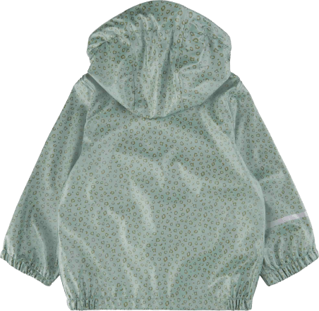 Mikk-Line Kinder Regenjacke, Gr. 98/104, blaugrün gemustert, 1 St ...