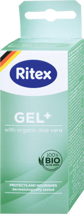 Ritex GEL+ lubrikant z BIO aloe vero, 1 kos | dm.si