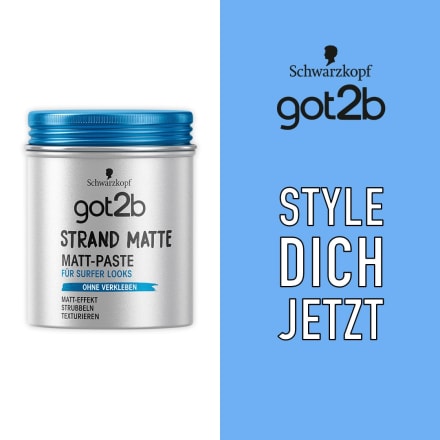 Schwarzkopf got2b Matt-Paste strand matte, 100 ml dauerhaft günstig ...
