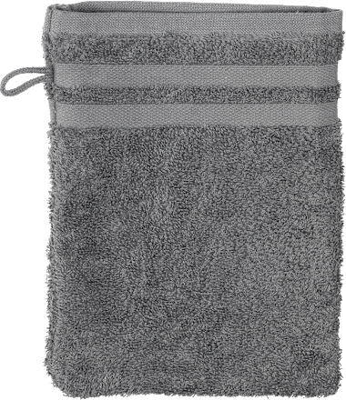 ebelin Waschlappen aus Frottee grau 100 % Bio-Baumwolle GOTS ...