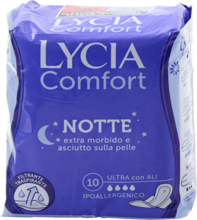LYCIA Assorbenti Comfort notte ultra con ali, 10 pz Acquisti online ...