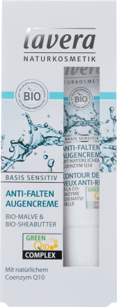 lavera Augencreme Basis Sensitiv Anti-Falten Q10, 15 ml dauerhaft günstig online kaufen | dm.de