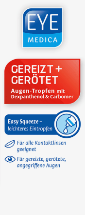 EYE MEDICA Augentropfen Gereizt und Gerötet, 10 ml dauerhaft günstig ...