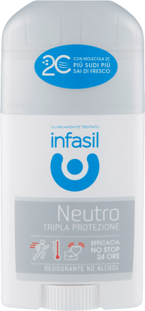 infasil Deodorante stick Neutro Tripla Protezione, 40 ml Acquisti ...