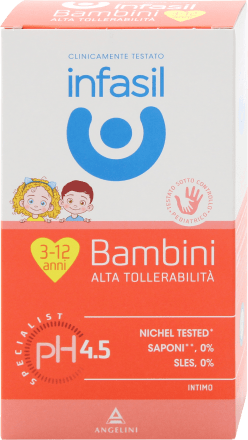 infasil Detergente intimo Bambini Alta Tollerabilità 3-12 anni, 200 ml ...