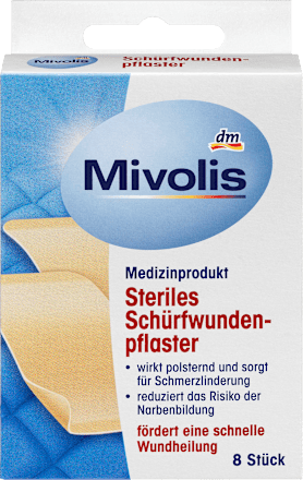 Mivolis Schürfwundenpflaster 65 x 45 mm, 8 St dauerhaft günstig online ...