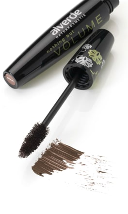 alverde NATURKOSMETIK nothing but VOLUME maskara – 020 braon, 12 ml ...