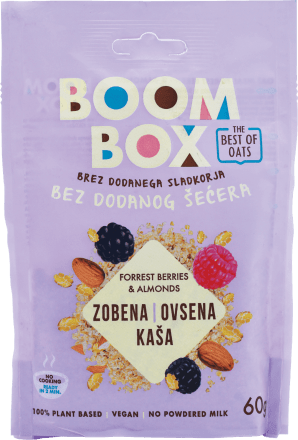 BOOM BOX Zobena kaša - šumsko voće i badem, 60 g kupujte online po ...