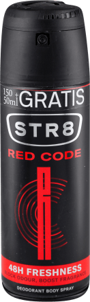 STR8 RED CODE dezodorans u spreju, 150+50ml gratis, 200 ml povoljna online kupovina | dm.rs