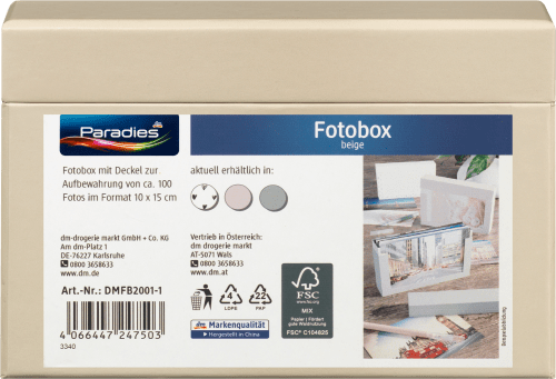 Paradies Fotobox - Beige, 1 St dauerhaft günstig online kaufen | dm.de