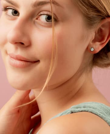 DR. BIJU Xiri hipoalergene naušnice aquamarine, 1 kom. | dm.hr