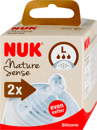 NUK Nature Sense silikonska cucla, veličina L, 2 kom povoljna online ...